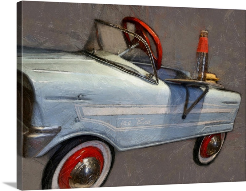 Tee Bird Pedal Car Angle | Great Big Canvas