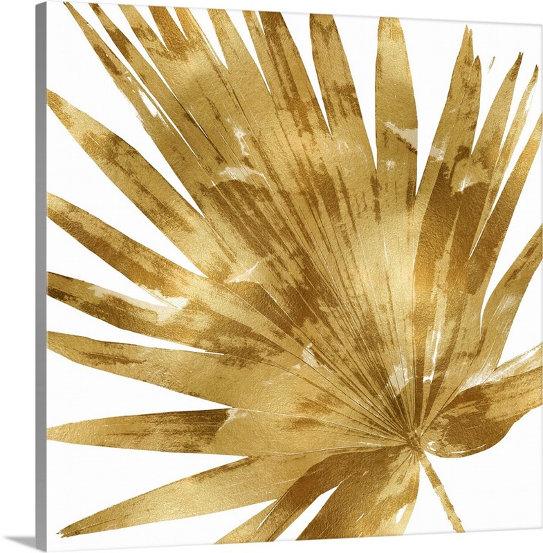 Tropical Gold Palm IV | Great Big Canvas