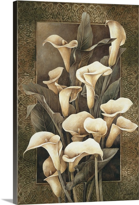 Golden Calla Lilies | Great Big Canvas