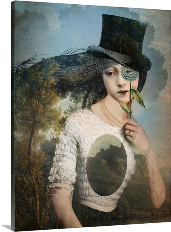 Portrait 11 with Hat | Great Big Canvas