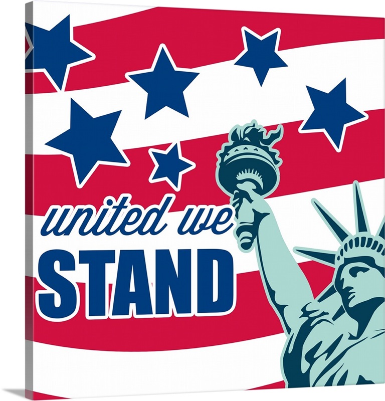 United We Stand - Square Wall Art, Canvas Prints, Framed Prints, Wall ...