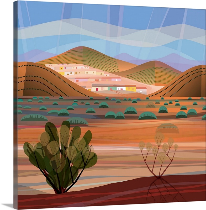 Copper Town (Square) | Great Big Canvas