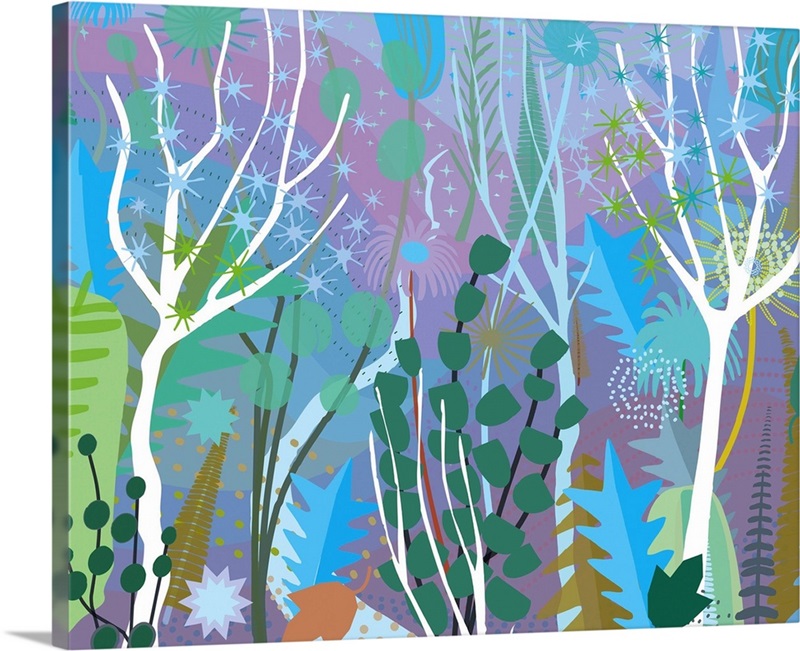 Wind in Winter Forest | Great Big Canvas