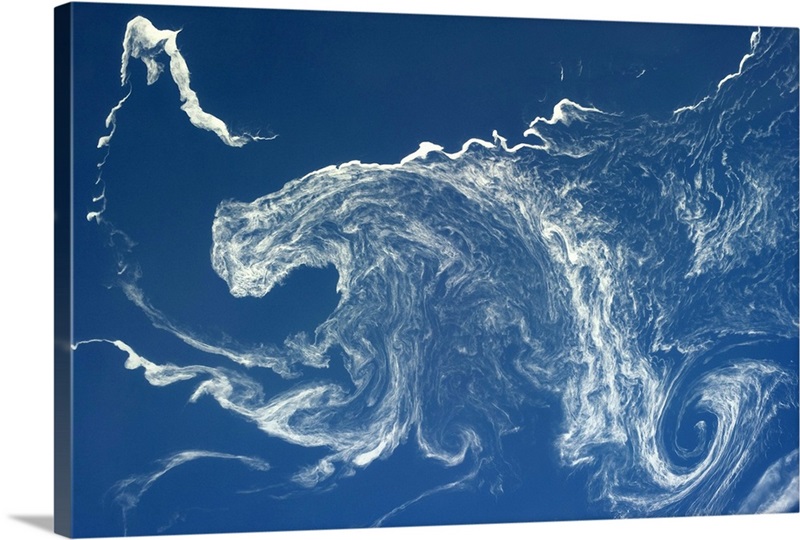Psychedelic ice swirls off the N Japan coast | Great Big Canvas