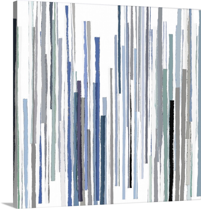 Abstract Lines Blue 2 | Great Big Canvas