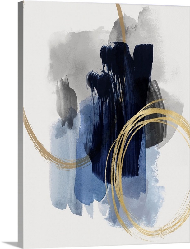 Abstract Motion Blue II X | Great Big Canvas