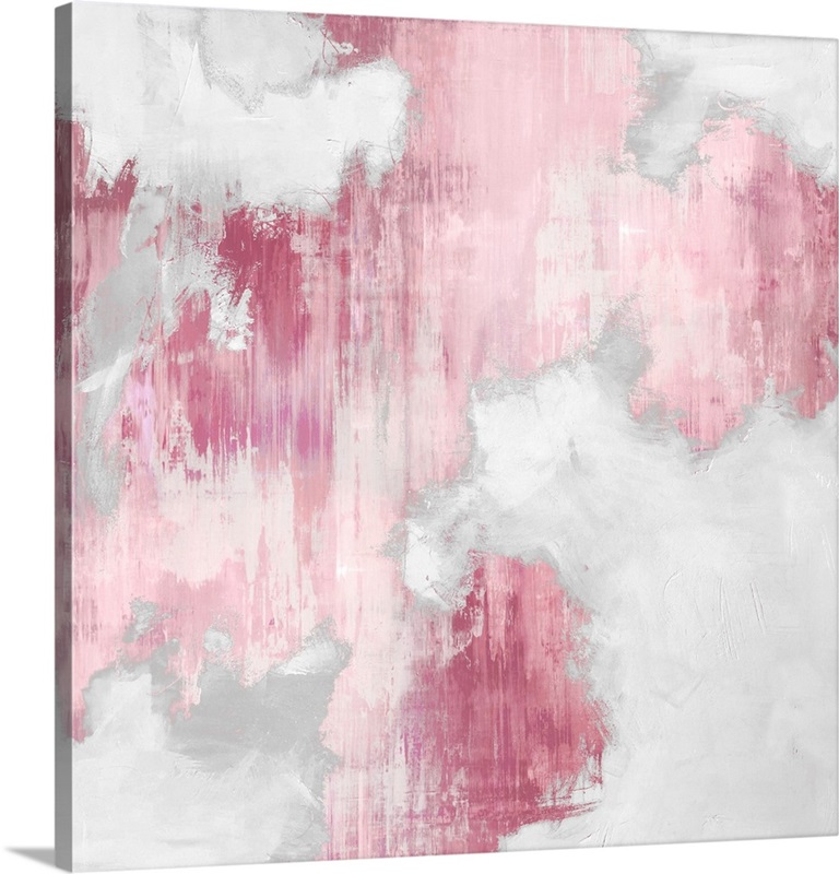 Abstract Pink White I | Great Big Canvas