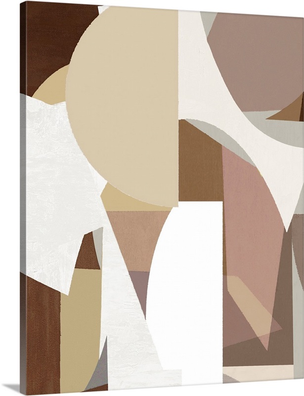 Abstract Shapes Tan | Great Big Canvas