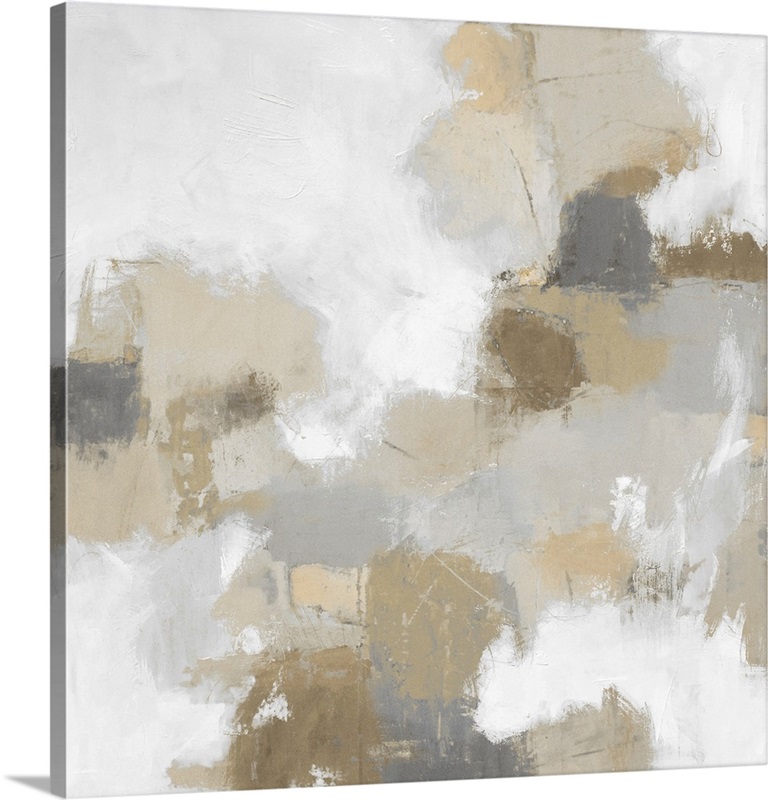 Abstract Tan And White II | Great Big Canvas