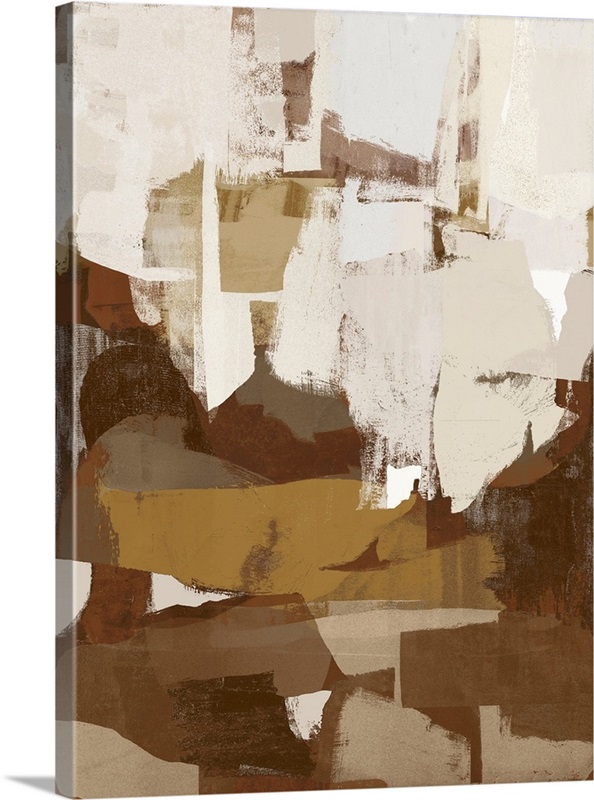 Brown And Tan Abstracts 1 | Great Big Canvas
