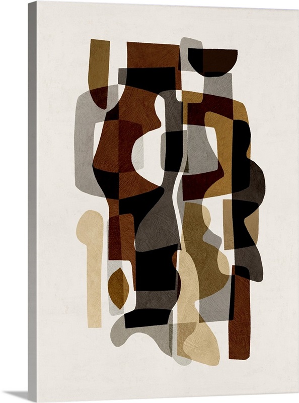 Browns And Shapes | Great Big Canvas