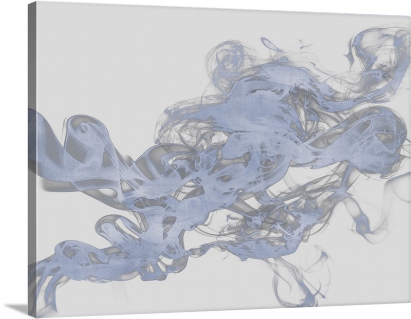 Grey Blue Smoke | Great Big Canvas