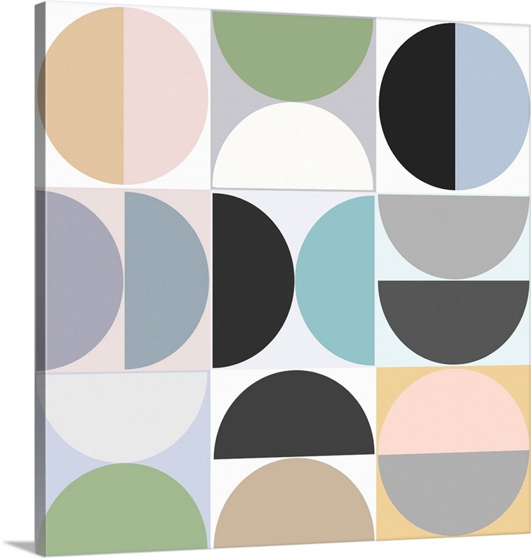 Pastel Circles | Great Big Canvas