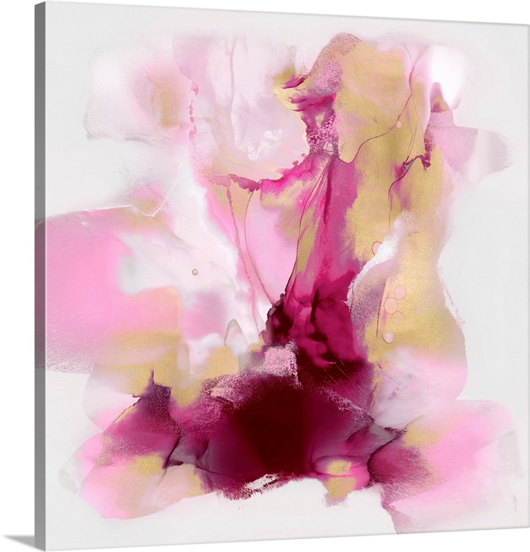 Pink Gold Abstract | Great Big Canvas