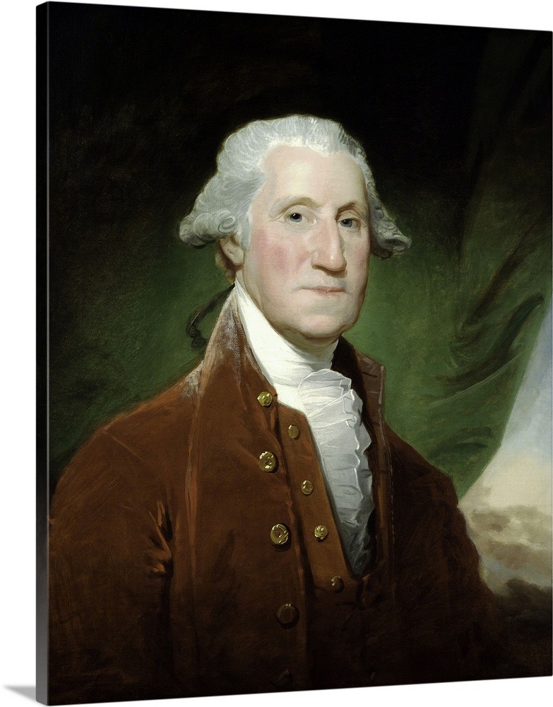 George Washington By Gilbert Stuart Wall Art, Canvas Prints, Framed ...