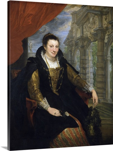 Portrait Of Isabella Brant By Anthony Van Dyck Wall Art, Canvas Prints ...