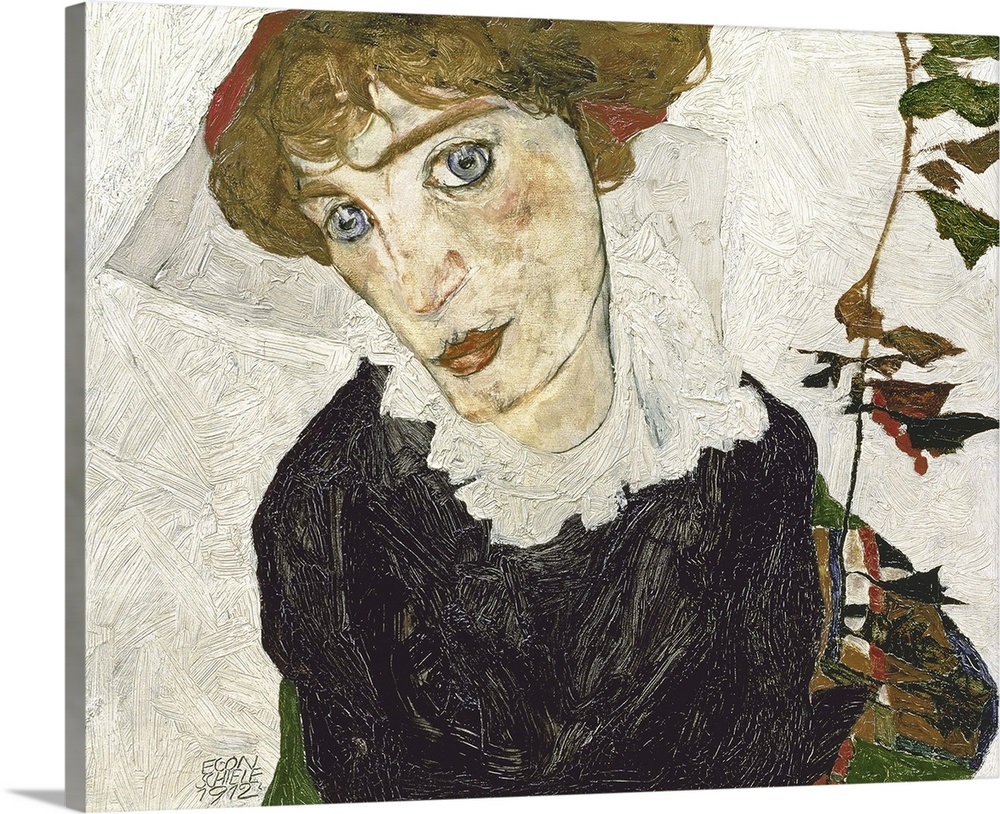 Portrait Of Wally Neuzil By Egon Schiele Wall Art, Canvas Prints ...