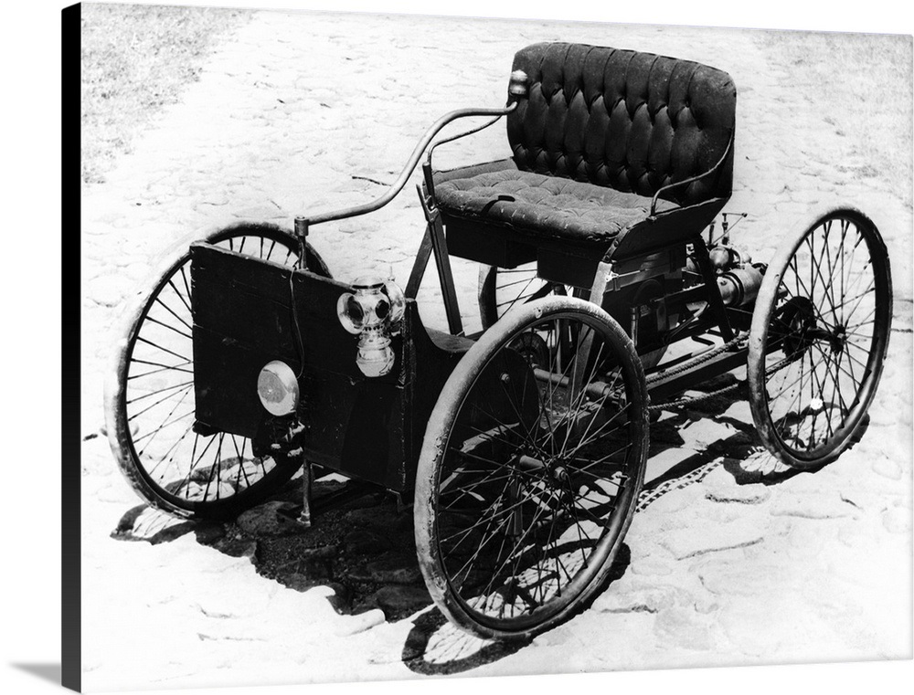 The first automobile built by Henry Ford, the 1896 Quadracycle Wall Art ...
