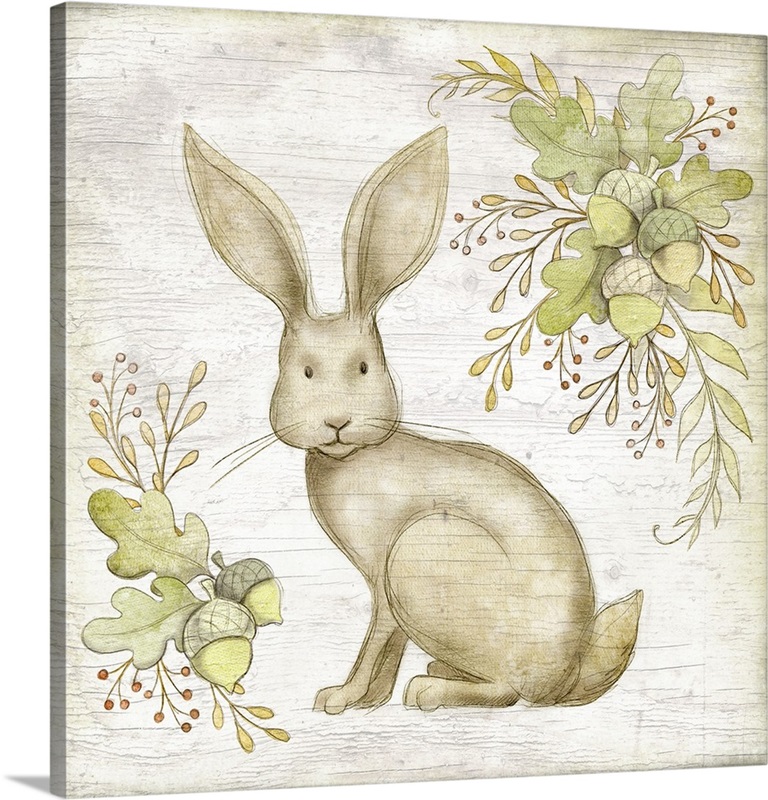 Baby Woodland Rabbit | Great Big Canvas