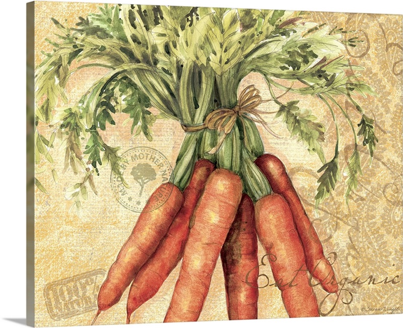 Botanical Carrots | Great Big Canvas