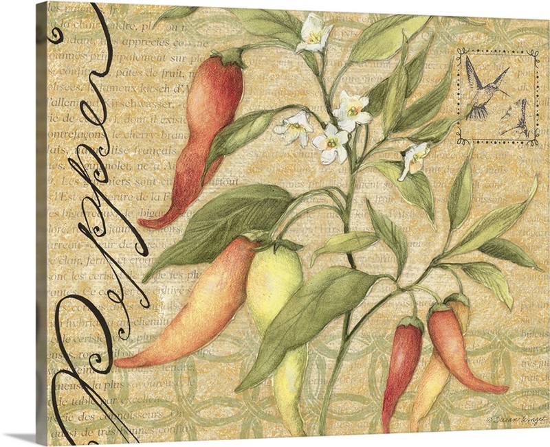 Botanical Pepper | Great Big Canvas