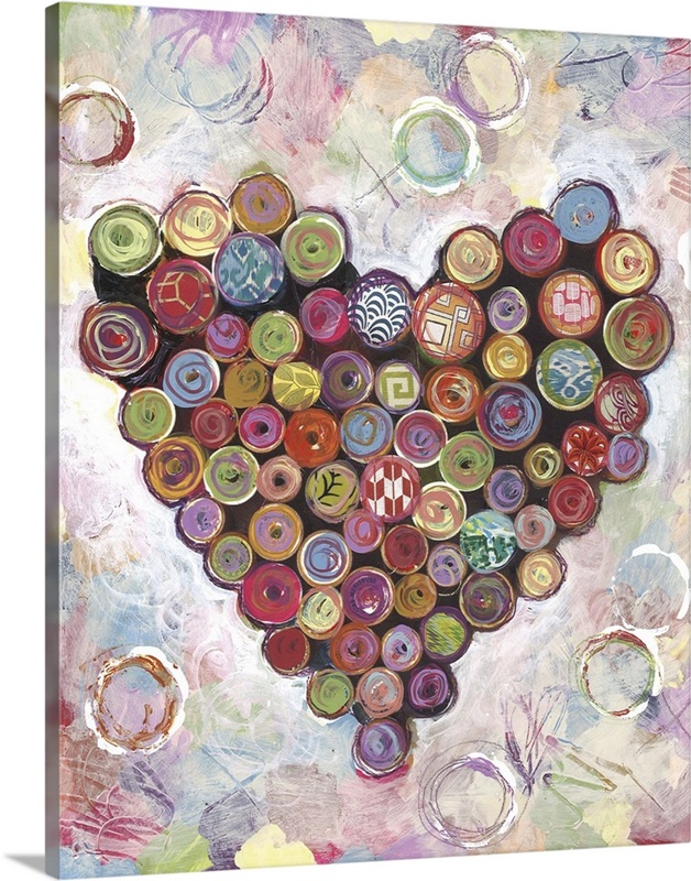 Button Heart | Great Big Canvas