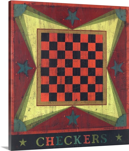 Checkers Wall Art, Canvas Prints, Framed Prints, Wall Peels | Great Big ...