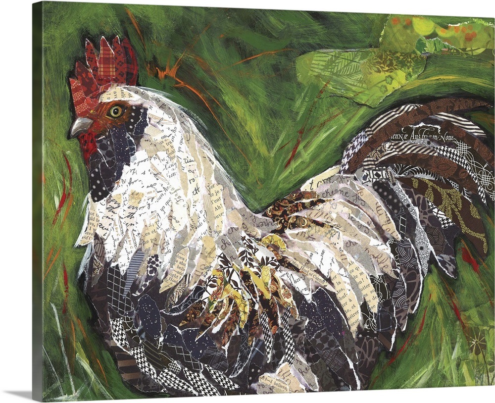 Chicken Collage Wall Art, Canvas Prints, Framed Prints, Wall Peels ...