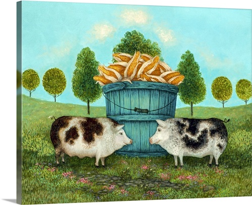 Corn Fed Pigs | Great Big Canvas