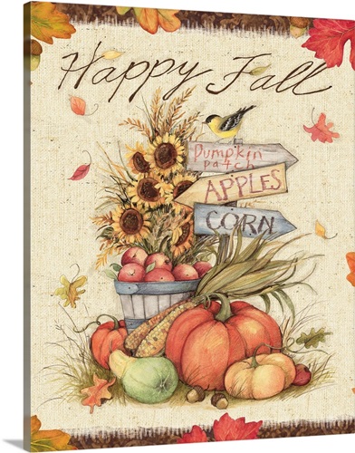 Happy Fall | Great Big Canvas