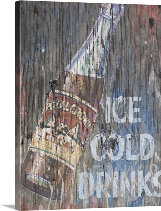 Ice Cold Drinks Sign | Great Big Canvas