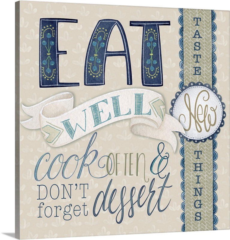 Kitchen Wisdom Wall Art, Canvas Prints, Framed Prints, Wall Peels ...