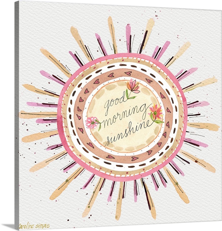 Morning Sunshine Pink | Great Big Canvas