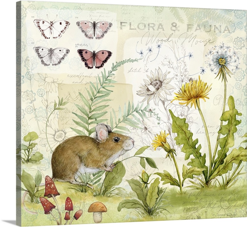 Mouse & Dandelion | Great Big Canvas