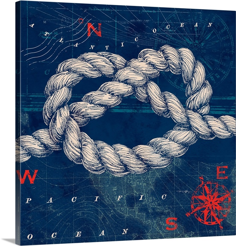 Nautical Rope Knot Wall Art, Canvas Prints, Framed Prints, Wall Peels ...