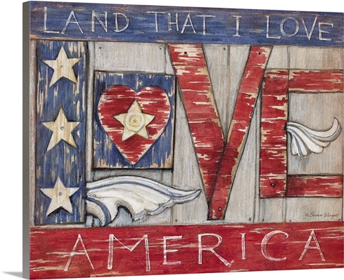 Patriotic Love | Great Big Canvas