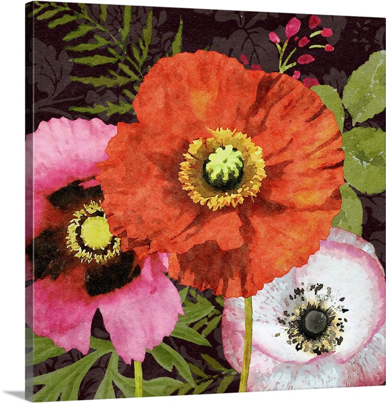 Poppy Dream Motif I | Great Big Canvas