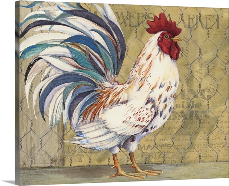 Rooster - Chicken Wire | Great Big Canvas
