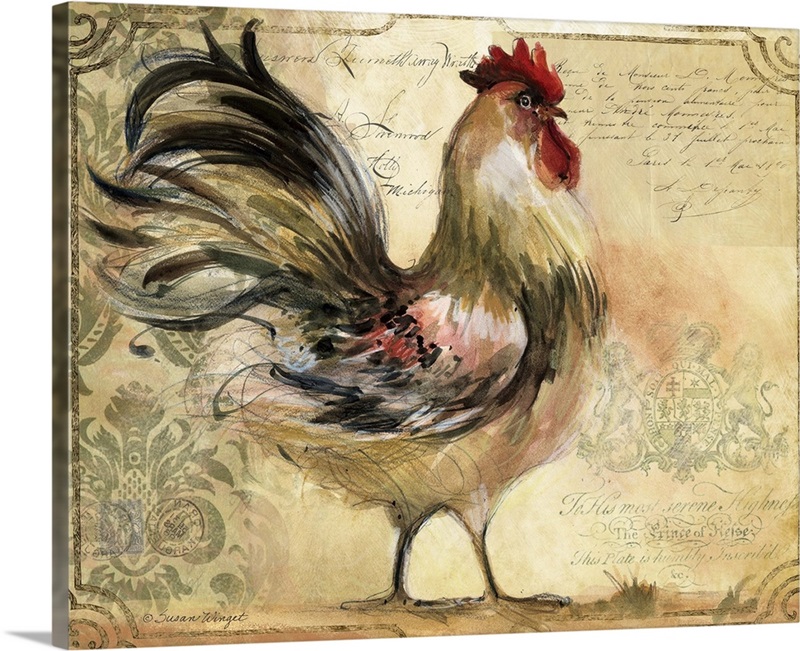 Rooster Framed | Great Big Canvas
