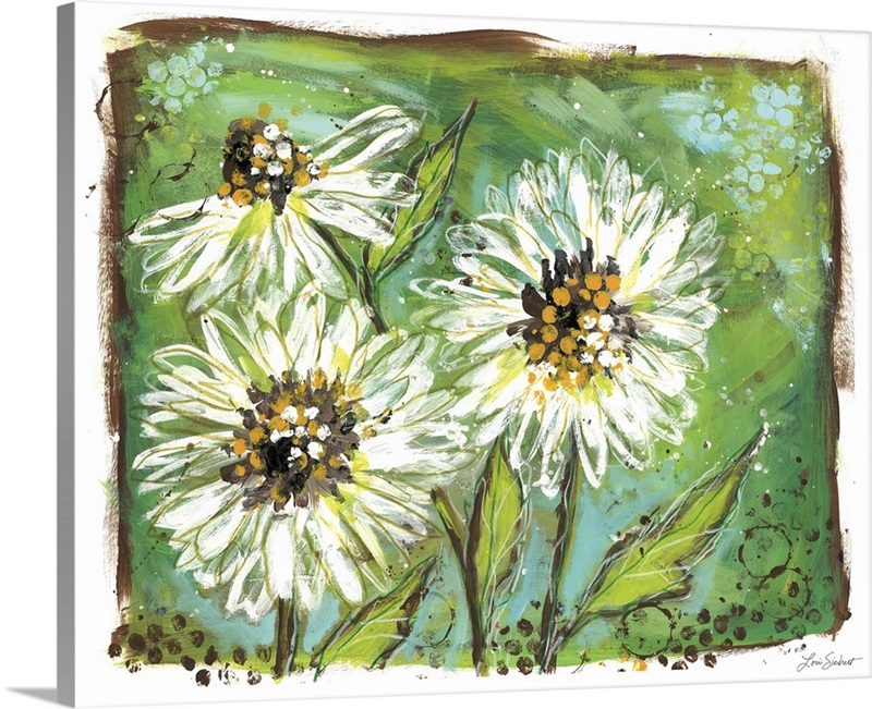 Spring Splash - Daisies | Great Big Canvas