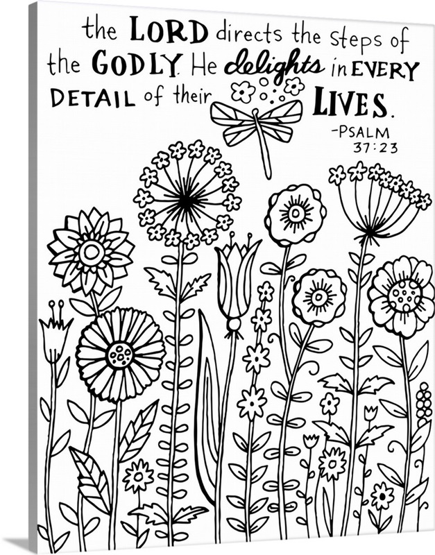 The Lord Directs the Steps of the Godly | Great Big Canvas