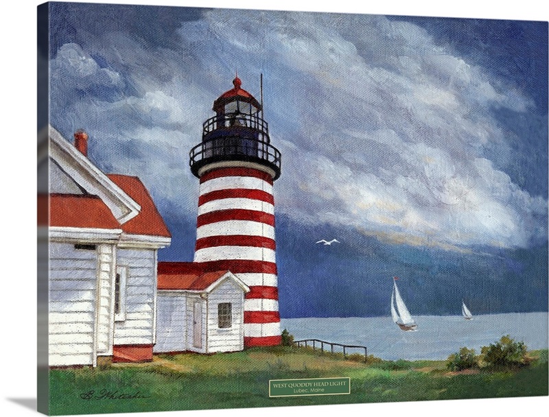 West Quoddy Head Lighthouse | Great Big Canvas