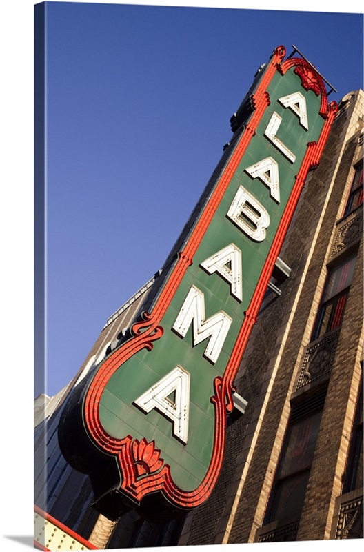 Alabama, Birmingham, Alabama Theater, sign | Great Big Canvas