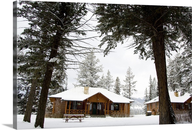 Alberta, Jasper National Park, Fairmont Jasper Park Lodge cabins ...