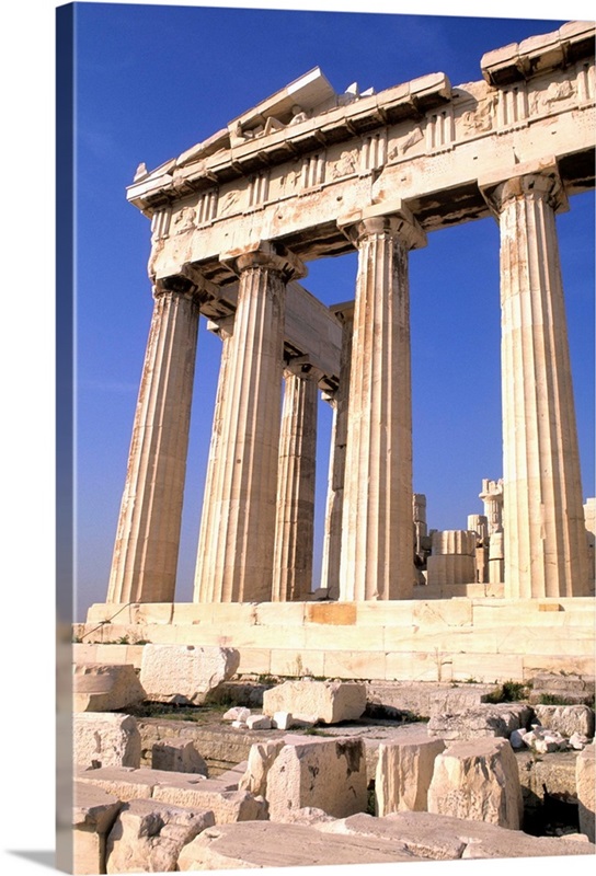 Ancient Greece Parthenon On Acropolis In Athens Greece | Great Big Canvas
