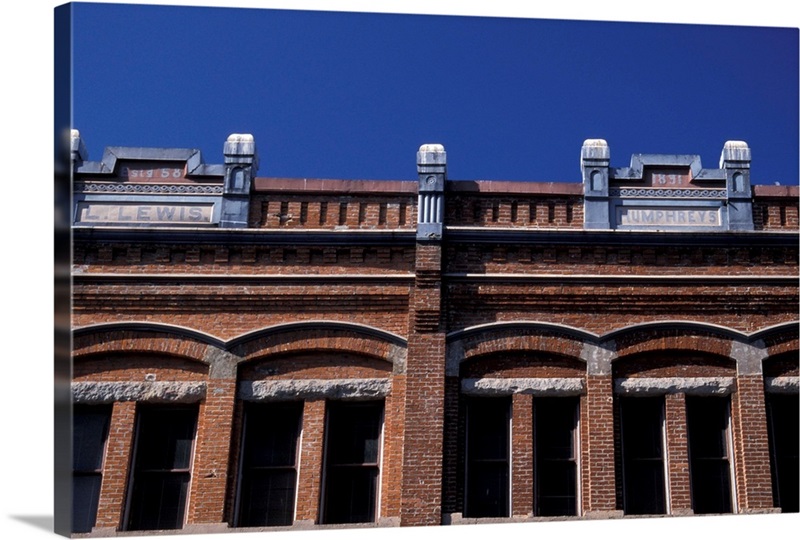 British Columbia, Victoria, Lewis and Humphreys buildings facade ...
