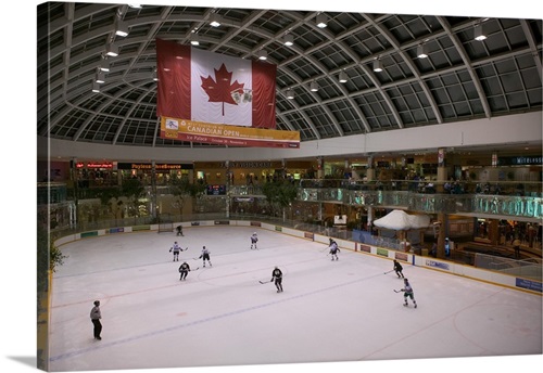 Canada, Alberta, Edmonton, West Edmonton Mall, Ice Palace, Mall Hockey ...