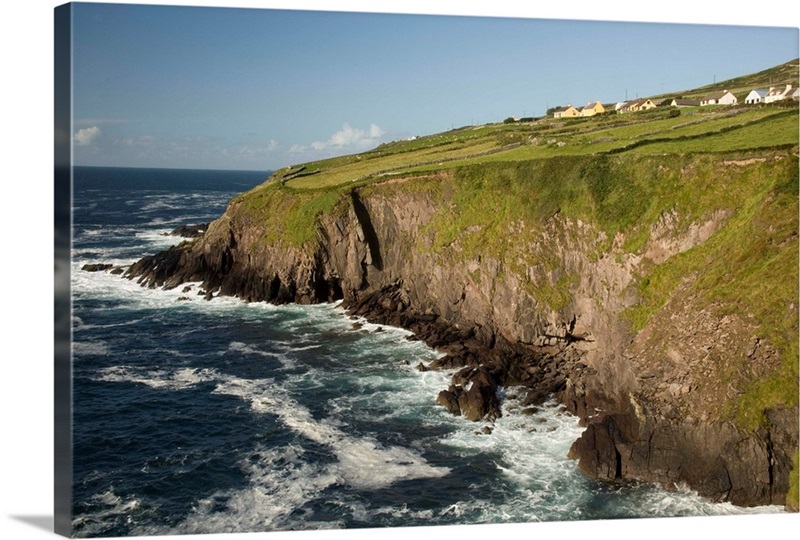 Dingle Peninsula Coastline,Ireland, Waves, Cliff | Great Big Canvas