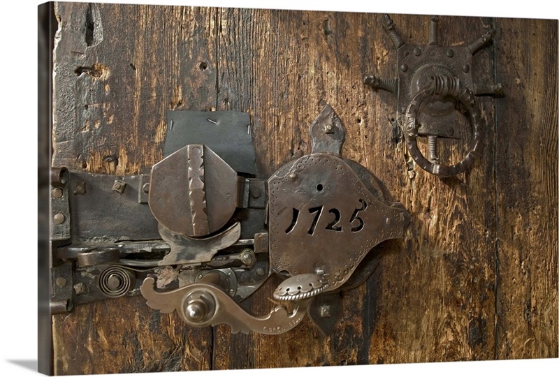 Door lock vogo Stave Church, Vagamo Norway | Great Big Canvas