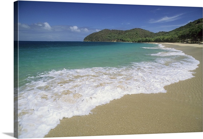 Grenadines, beach at Mayreau Island | Great Big Canvas